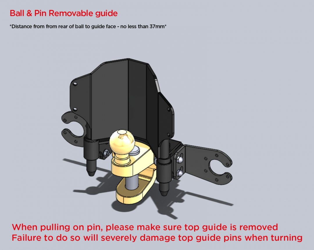Ball and Pin Removable Guide - Quick Hitch Systems
